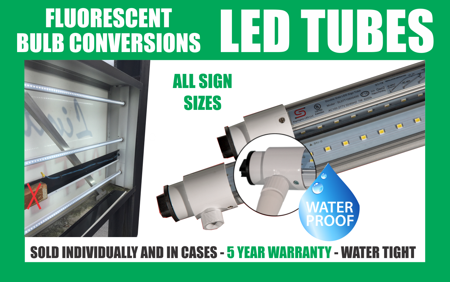 SIGN PARTS - FLUORESCENT LED BULBS - SOCKETS - DRIVERS - NEON ...